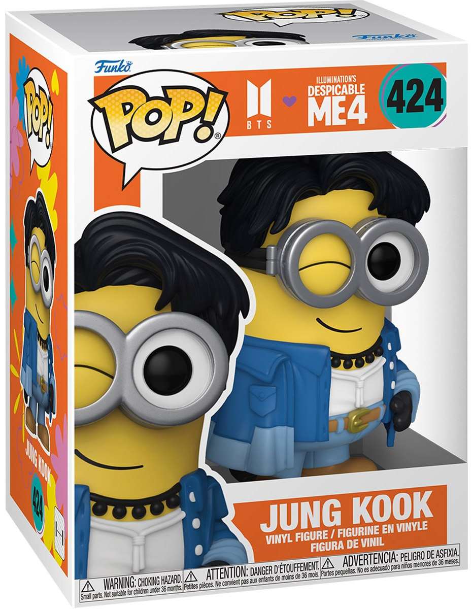 Figurine Pop Moi, Moche et Méchant #424 pas cher : Minion x Jung Kook