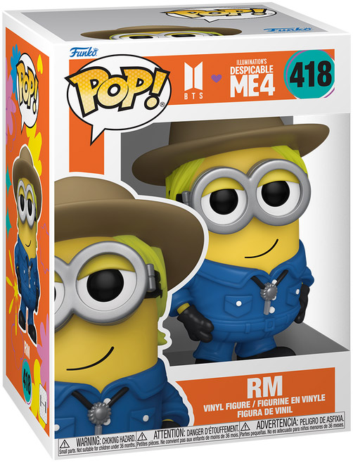 Figurine Pop Moi, Moche et Méchant #418 pas cher : Minion x RM