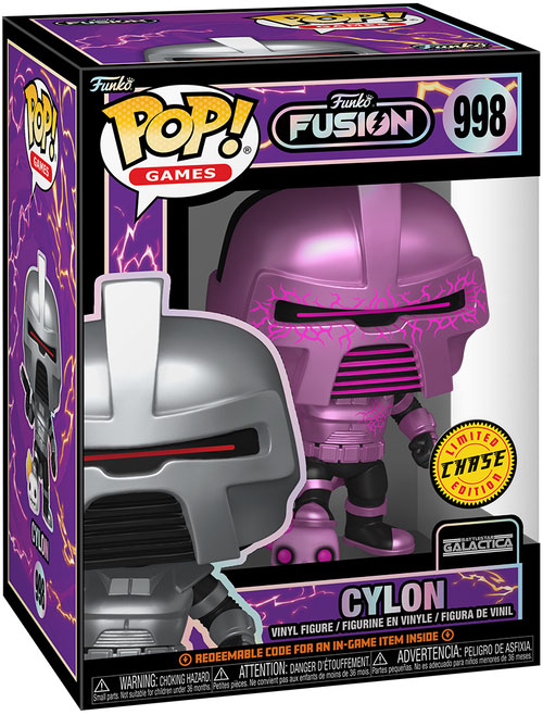 Figurine Pop Funko Fusion #998 pas cher : Cylon [Chase]
