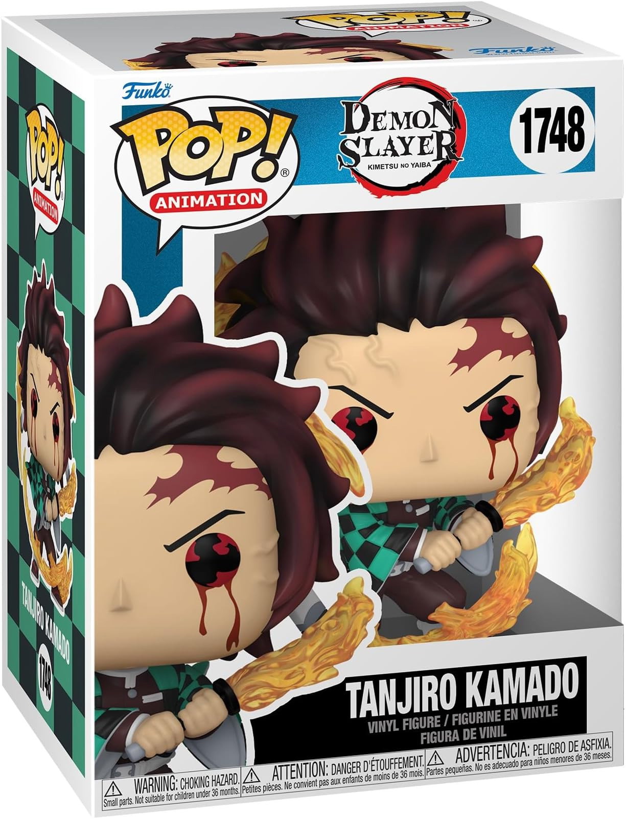 Figurine Pop Demon Slayer #1748 pas cher : Tanjiro Kamado