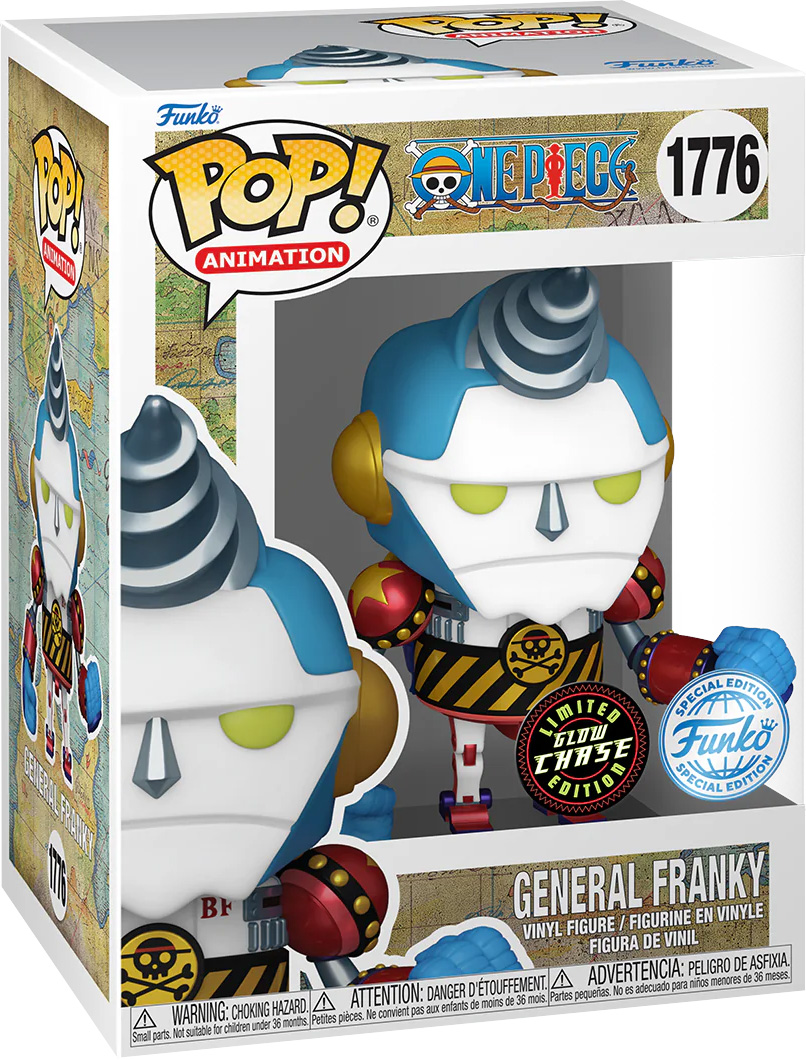 Figurine Pop One Piece #1776 pas cher : General Franky - Glow in the ...