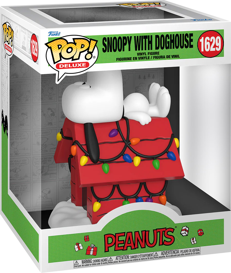 Figurine Pop Snoopy #1629 pas cher : Snoopy avec Niche - Deluxe