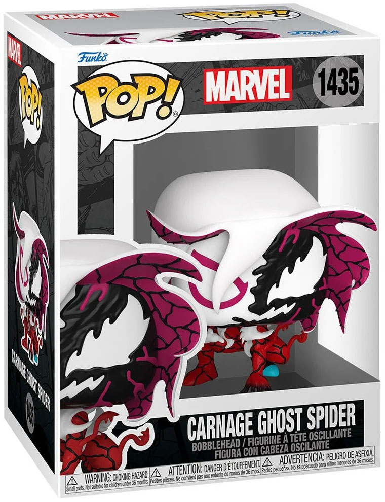 Figurine Pop Marvel Comics #1435 pas cher : Ghost Spider - Carnagizé