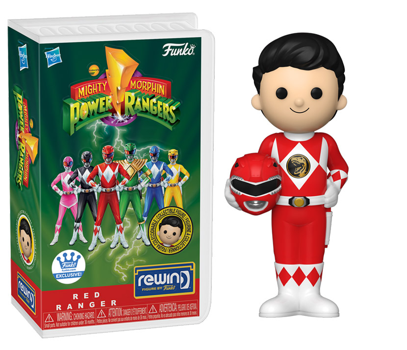 Figurine Blockbuster Rewind Power Rangers pas cher : Ranger Rouge