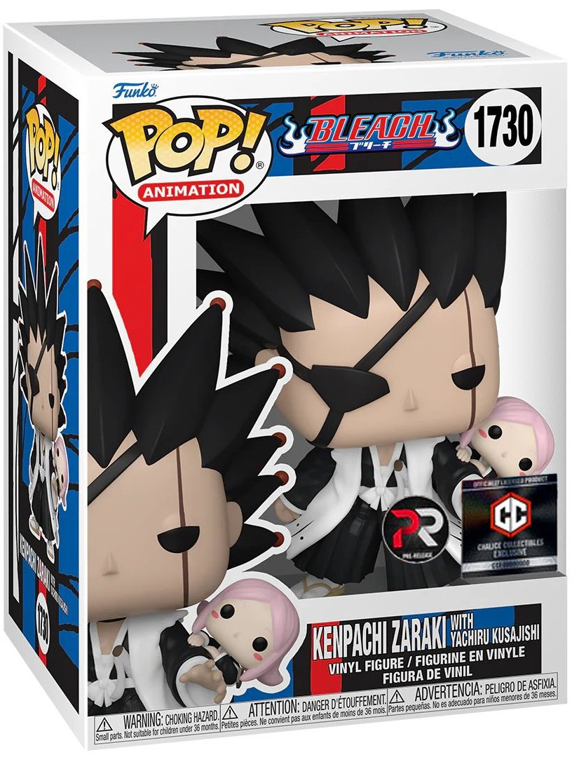 Figurine Pop Bleach #1730 pas cher : Kenpachi Zaraki avec Yachiru Kusajishi