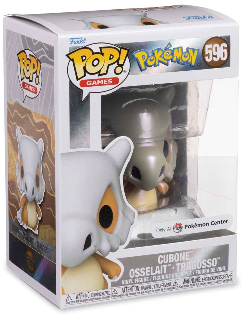 Figurine Pop Pokémon #596 pas cher : Cubone - Osselait - Tragosso (EMEA ...