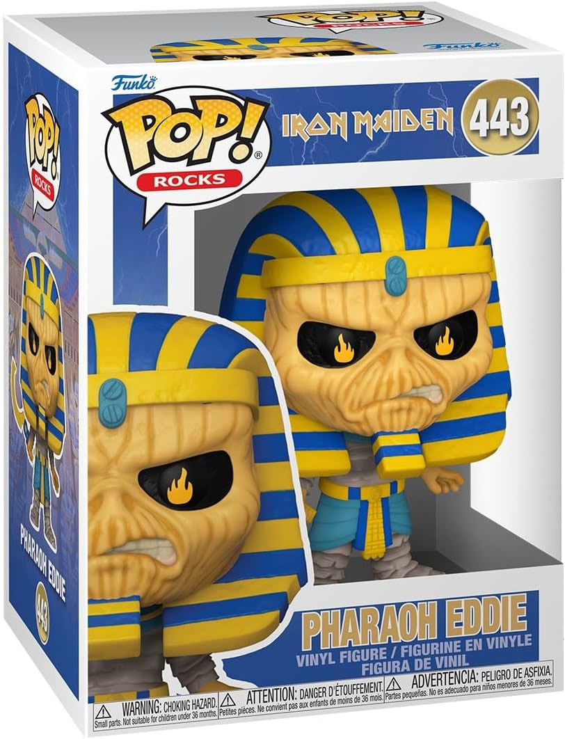 Figurine Pop Iron Maiden #443 pas cher : Pharaon Eddie