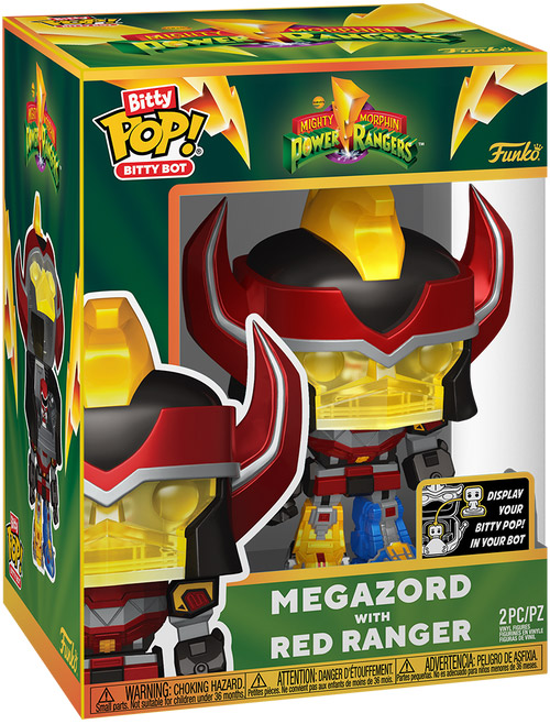 Figurine Pop Power Rangers pas cher : Megazord avec Ranger Rouge ...