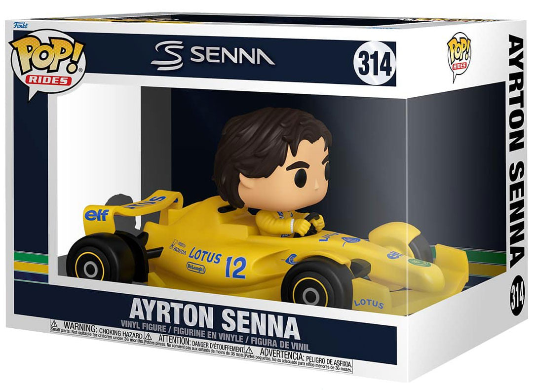 Figurine Pop Formule 1 (F1) #314 pas cher : Ayrton Senna (Lotus 99T)