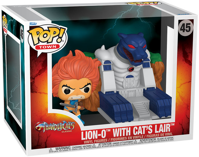 Figurine Pop Cosmocats #45 pas cher : Lion'O avec Cats' Lair
