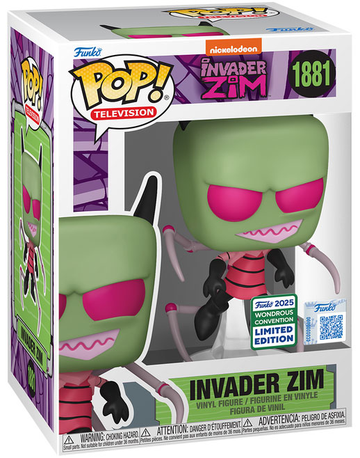 Figurine Pop Zim l'envahisseur #1881 pas cher : Zim