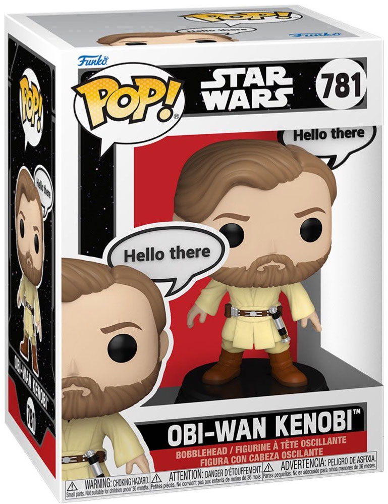 Figurine Pop Star Wars 3 : La Revanche des Sith #781 pas cher : Obi-Wan ...