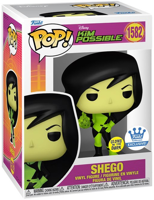 Figurine Pop Kim Possible #1582 pas cher : Shego - Glow in the Dark