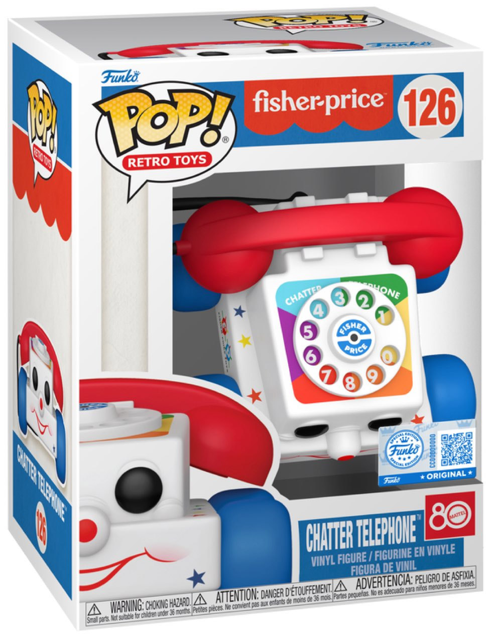 Figurine Pop Icônes de Pub #126 pas cher : Chatter Telephone