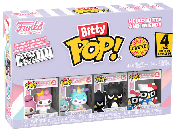 Figurine Pop Sanrio pas cher : Hello Kitty et ses Amis Bitty Pop (série 4)