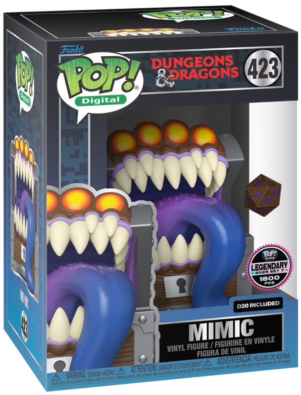 Figurine Pop Donjons & Dragons #423 pas cher : Mimique - Digital Pop