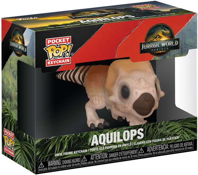 Figurine Pop Jurassic World : Renaissance pas cher : Aquilops - Porte-clés