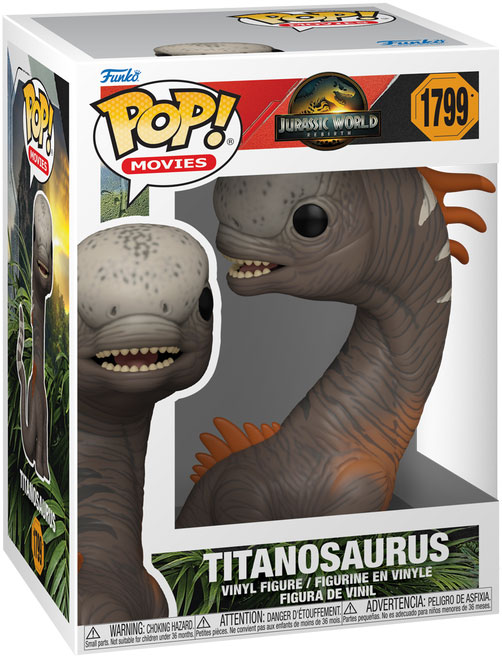 Figurine Pop Jurassic World : Renaissance #1799 pas cher : Titanosaurus