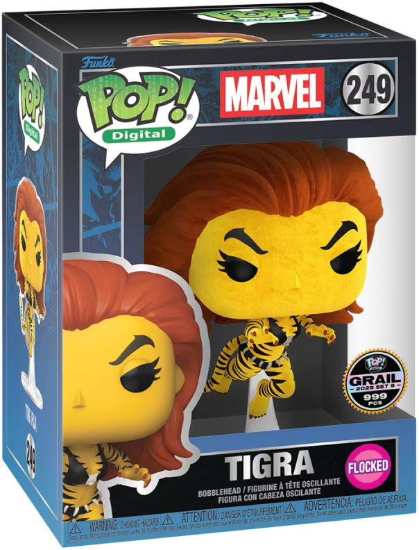 Figurine Pop Marvel Comics #249 pas cher : Tigra - Digital Pop