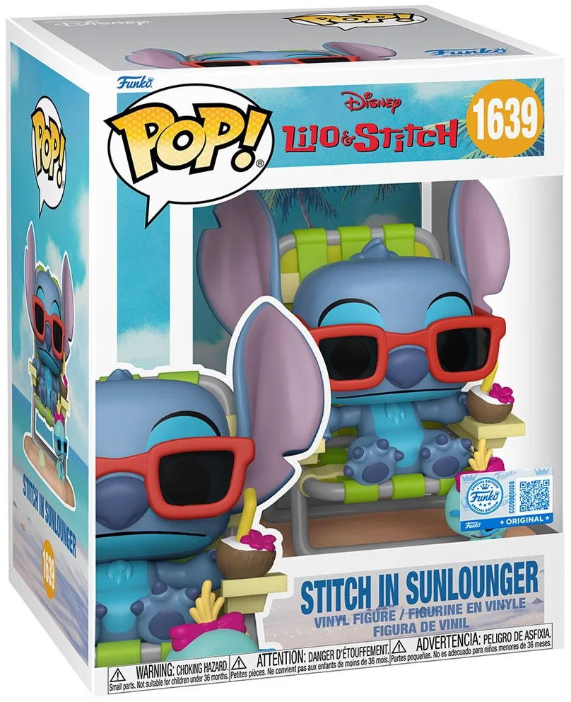 Figurine Pop Lilo et Stitch [Disney] #1639 pas cher : Stitch sur une ...