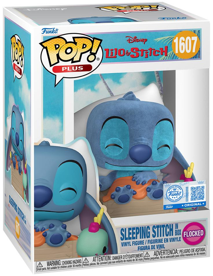 Figurine Pop Lilo et Stitch [Disney] #1607 pas cher : Stitch dort dans ...