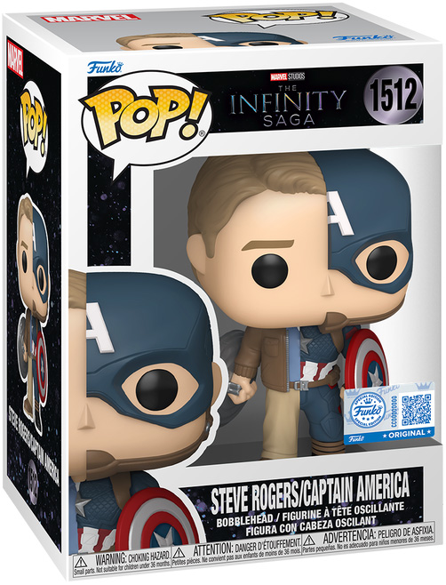 Figurine Pop The Infinity Saga [Marvel] #1512 pas cher : Steve Rogers / Captain America