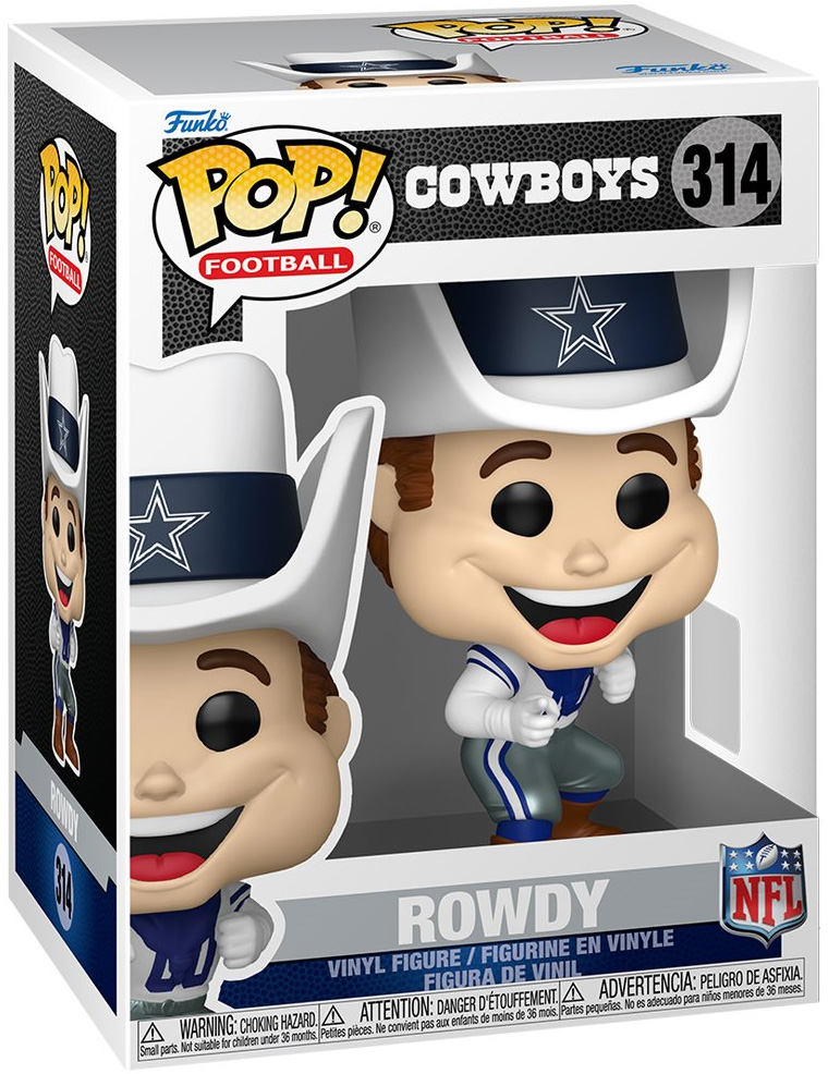 Figurine Pop NFL #314 pas cher : Rowdy - Cowboys