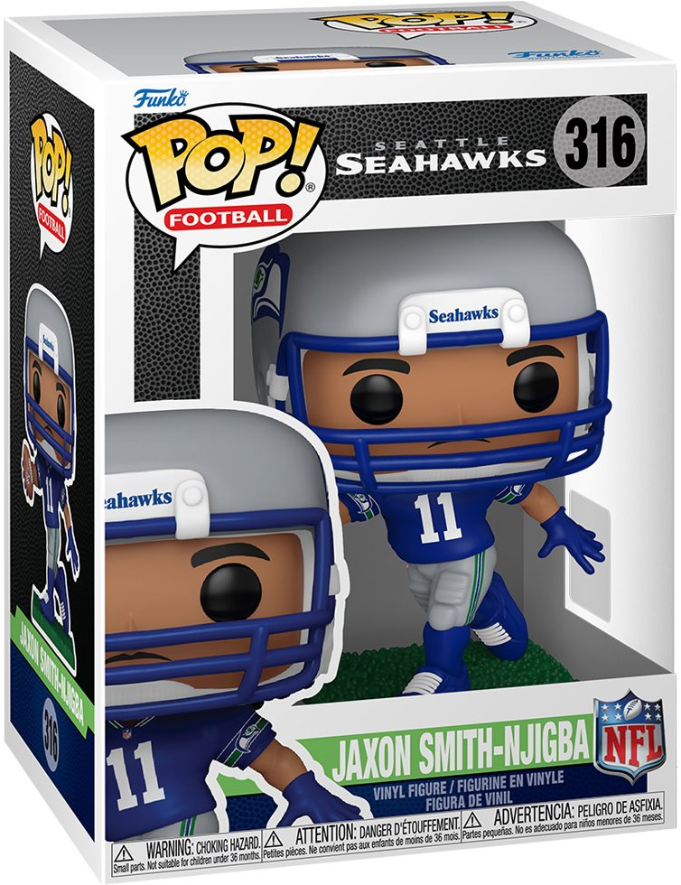 Figurine Pop NFL #316 pas cher : Jaxon Smith-Njigba - Seattle Seahawks