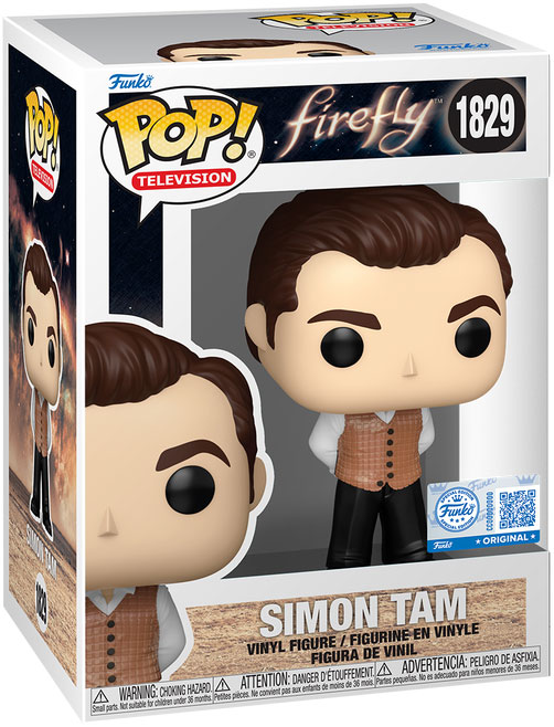 Figurine Pop Firefly #1829 pas cher : Simon Tam