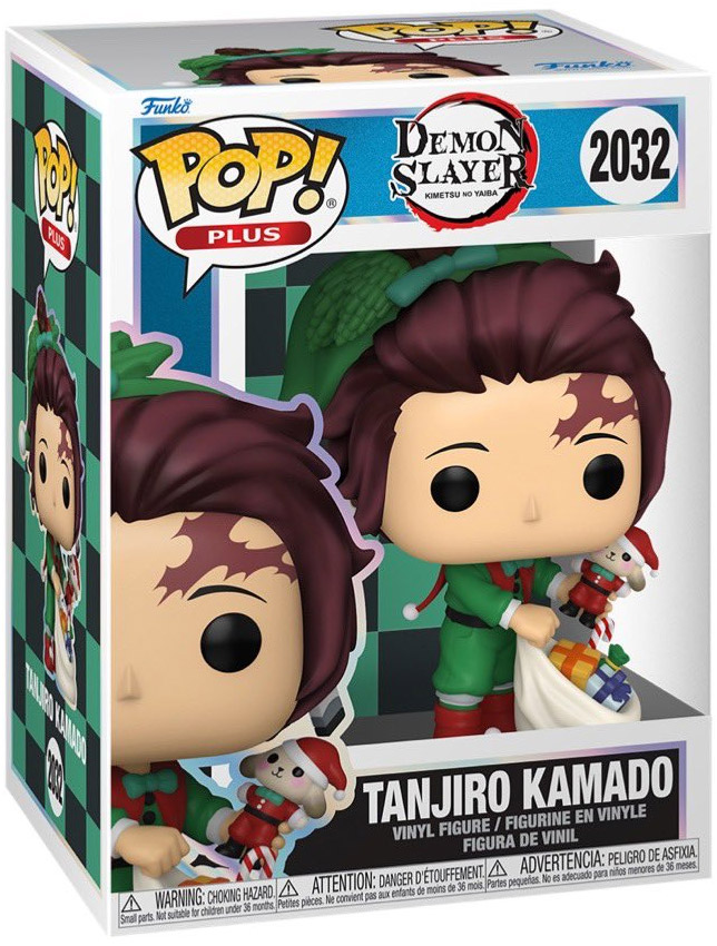 Figurine Pop Demon Slayer #2032 pas cher : Tanjiro Kamado (Noël)