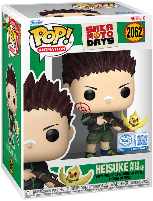Figurine Pop Sakamoto Days #2062 pas cher : Heisuke avec Pisuke