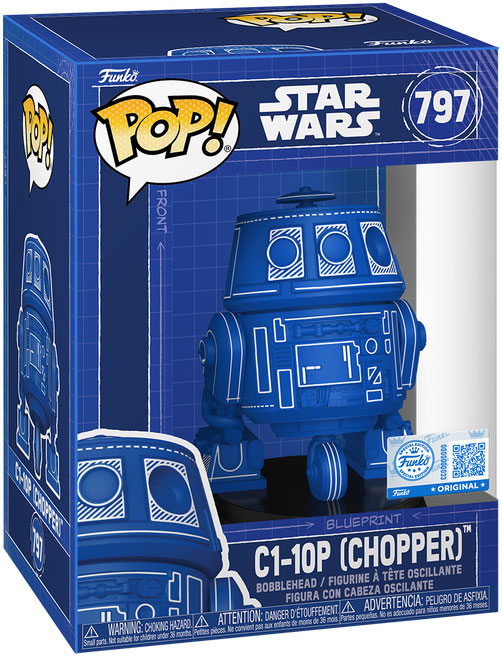 Figurine Pop Star Wars Divers #797 pas cher : C1-10P (Chopper)