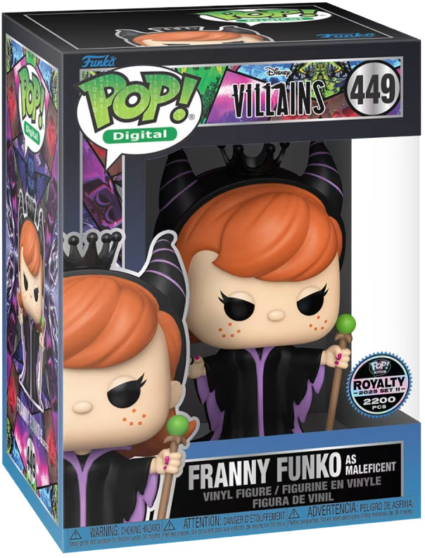 Figurine Pop Disney Villains #449 pas cher : Franny Funko en Maléfique ...