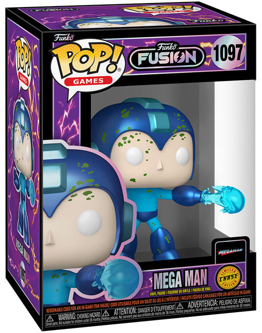 Figurine Pop Funko Fusion #1097 pas cher : Mega Man [Chase]