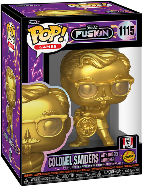 Figurine Pop Funko Fusion #1115 pas cher : Colonel Sanders avec Lance ...