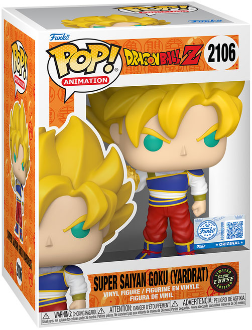 Figurine Pop Dragon Ball Z #2106 pas cher : Goku Super Saiyan (Yardrat) [Chase]