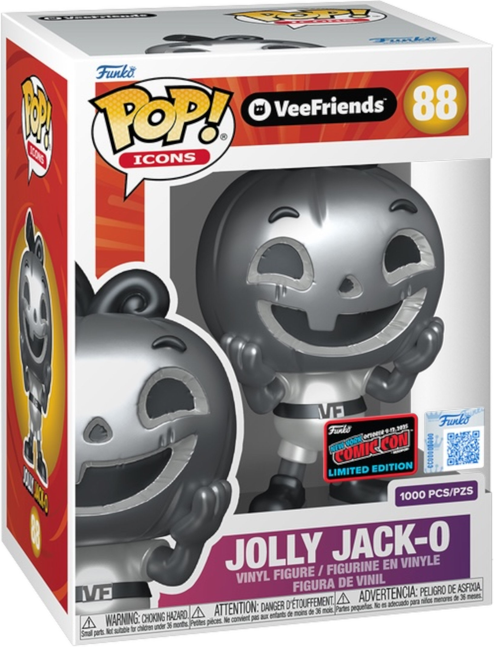 Figurine Pop Icônes de Pub #88 pas cher : Jolly Jack-O - Métallique