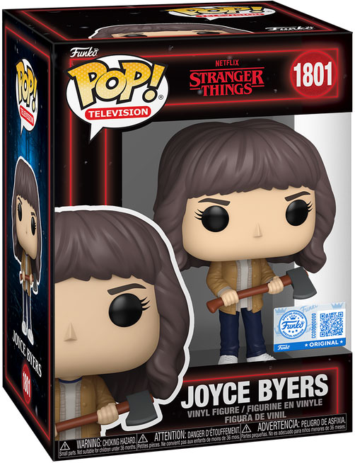 Figurine Pop Stranger Things #1801 pas cher : Joyce Byers avec Hache