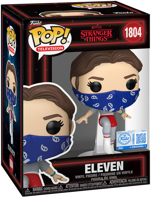 Figurine Pop Stranger Things #1804 pas cher : Onze avec Bandana (Vole)