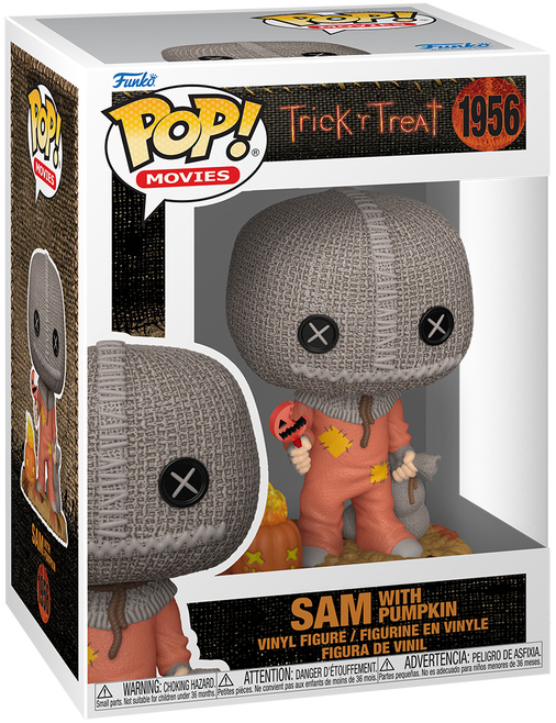 Figurine Pop Trick 'r Treat #1956 pas cher : Sam avec Citrouille