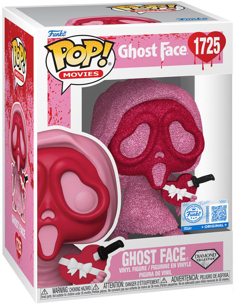 Figurine Pop Scream #1725 pas cher : Ghost Face (Saint-Valentin) - Diamant