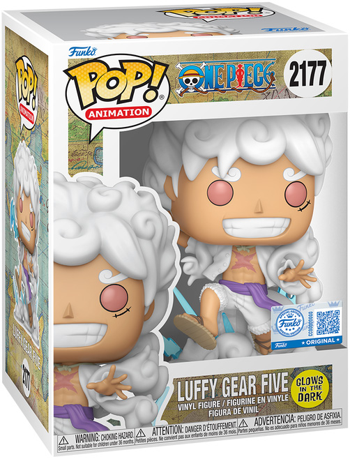Figurine Pop One Piece #2177 pas cher : Luffy Gear Five - Glow in the Dark