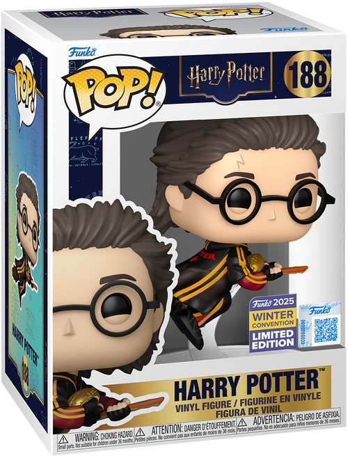 Figurine Pop Harry Potter #188 pas cher : Harry Potter (Quidditch)