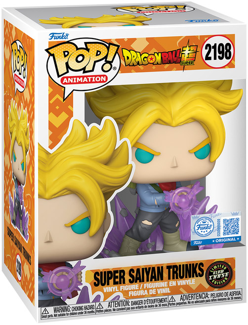 Figurine Pop Dragon Ball Super #2198 pas cher : Trunks Super Saiyan [Chase]