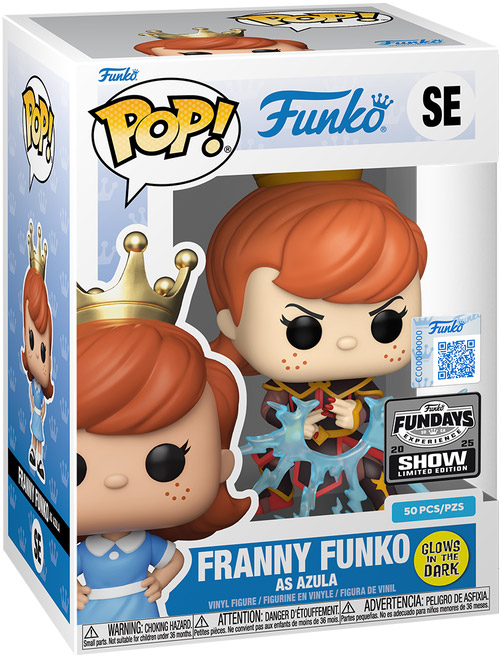 Figurine Pop Franny Funko pas cher : Franny Funko en Azula - Glow in ...