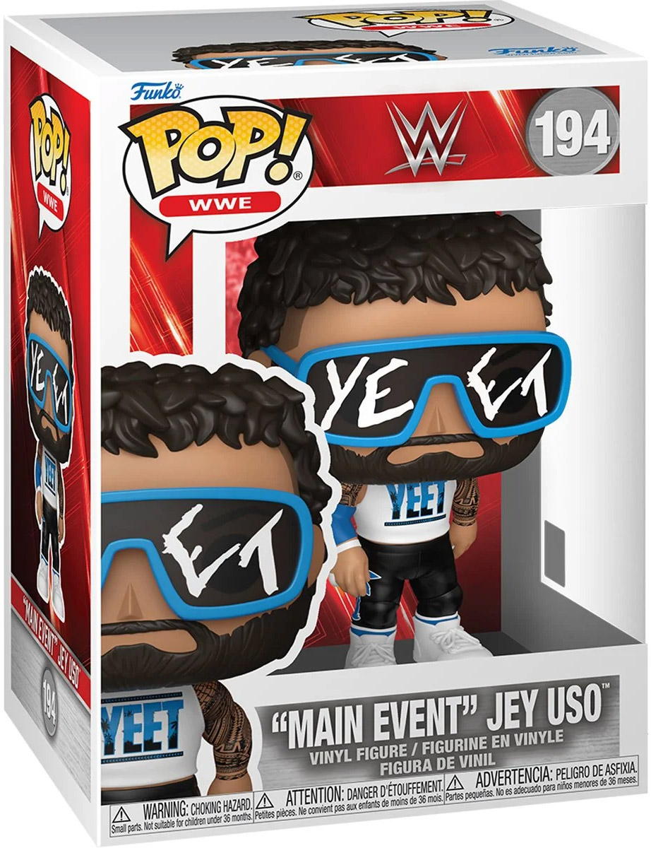 Figurine Pop WWE #194 pas cher : "Main Event" Jey Uso