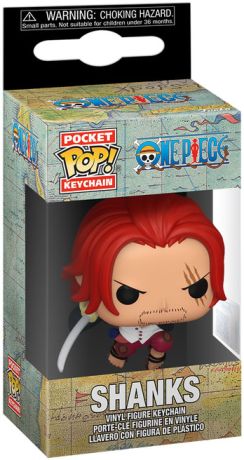 Figurine Pop One Piece pas cher : Shanks - Porte-clés