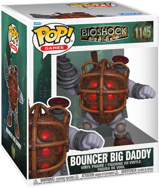 Figurine Pop BioShock #1145 pas cher : Bouncer Big Daddy - 15 cm