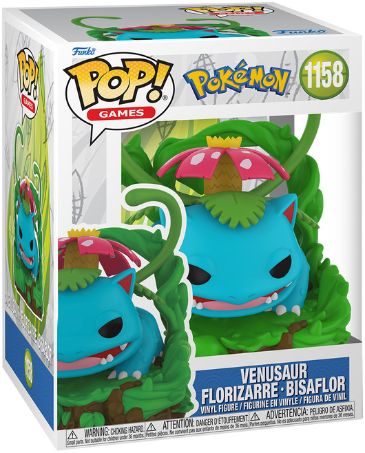 Figurine Pop Pokémon #1158 pas cher : Venusaur - Florizarre - Bisaflor