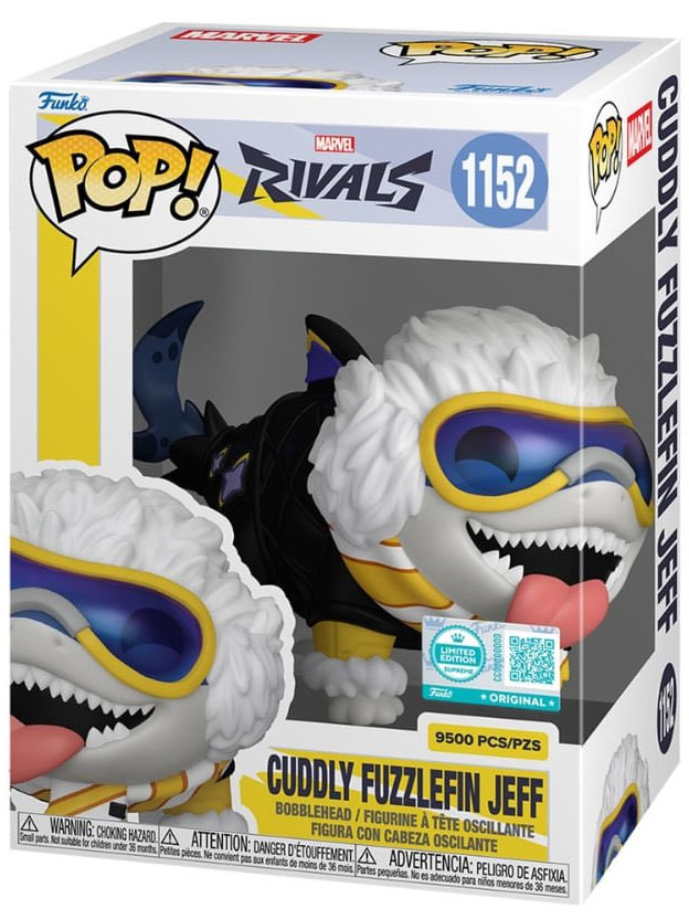 Figurine Pop Marvel Rivals #1152 pas cher : Cuddly Fuzzlefin Jeff